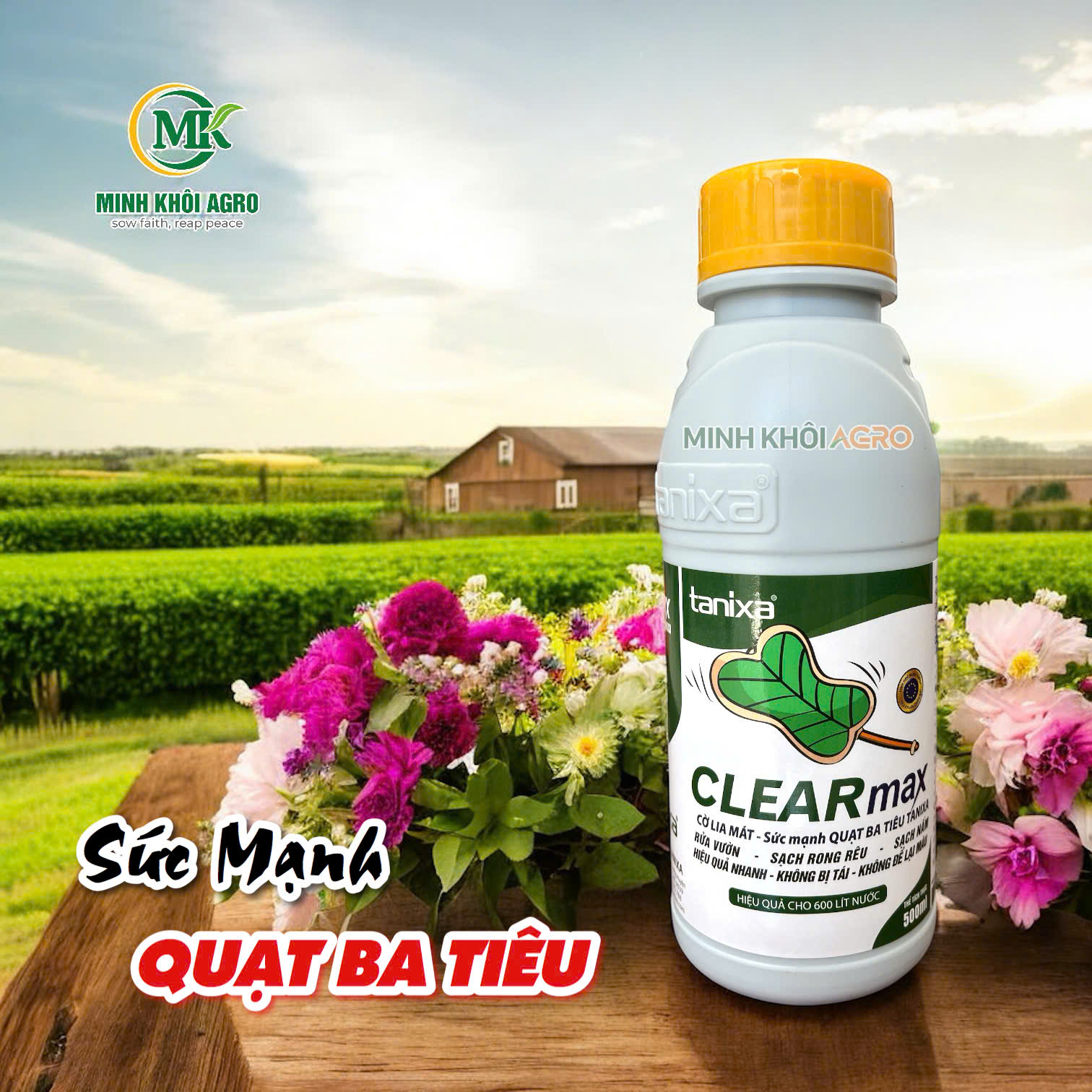 Phân bón lá Clear Max - Chai 500ml - Minh Khôi Agro