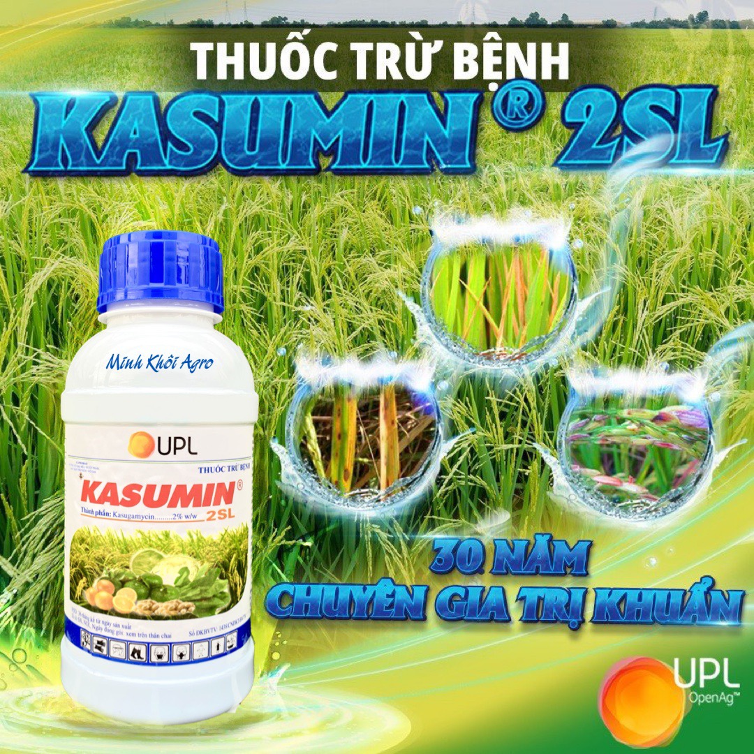 Thuốc trừ bệnh Kasumin 2SL - Chai 425ml - Minh Khôi Agro