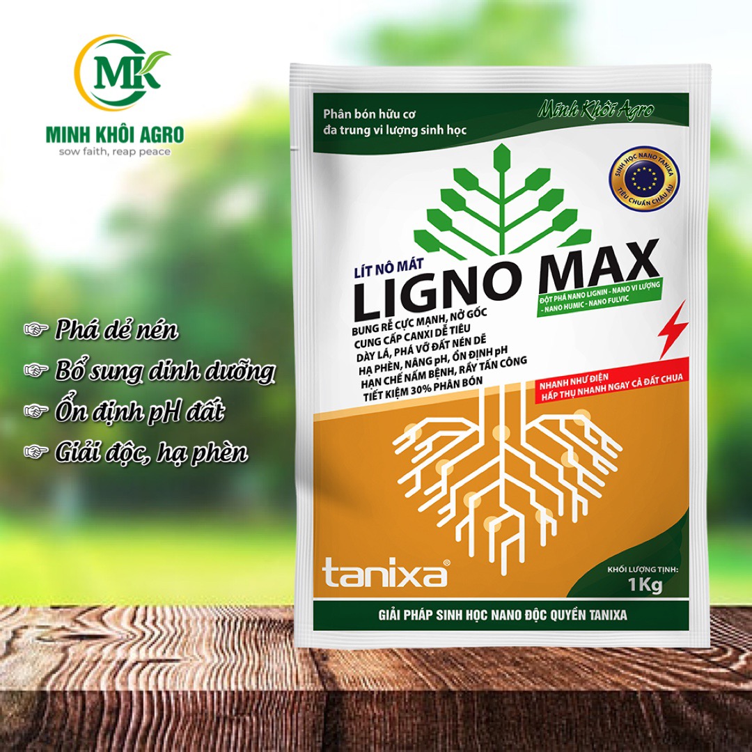 Ligno Max - Gói 1kg - Minh Khôi Agro