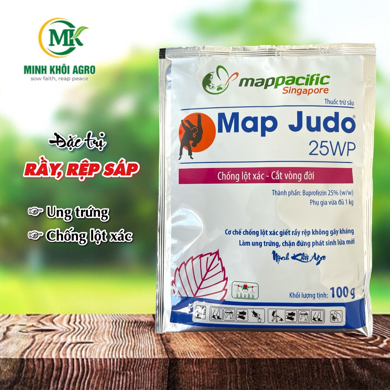 Map Judo 25WP - Gói 100g - Minh Khôi Agro