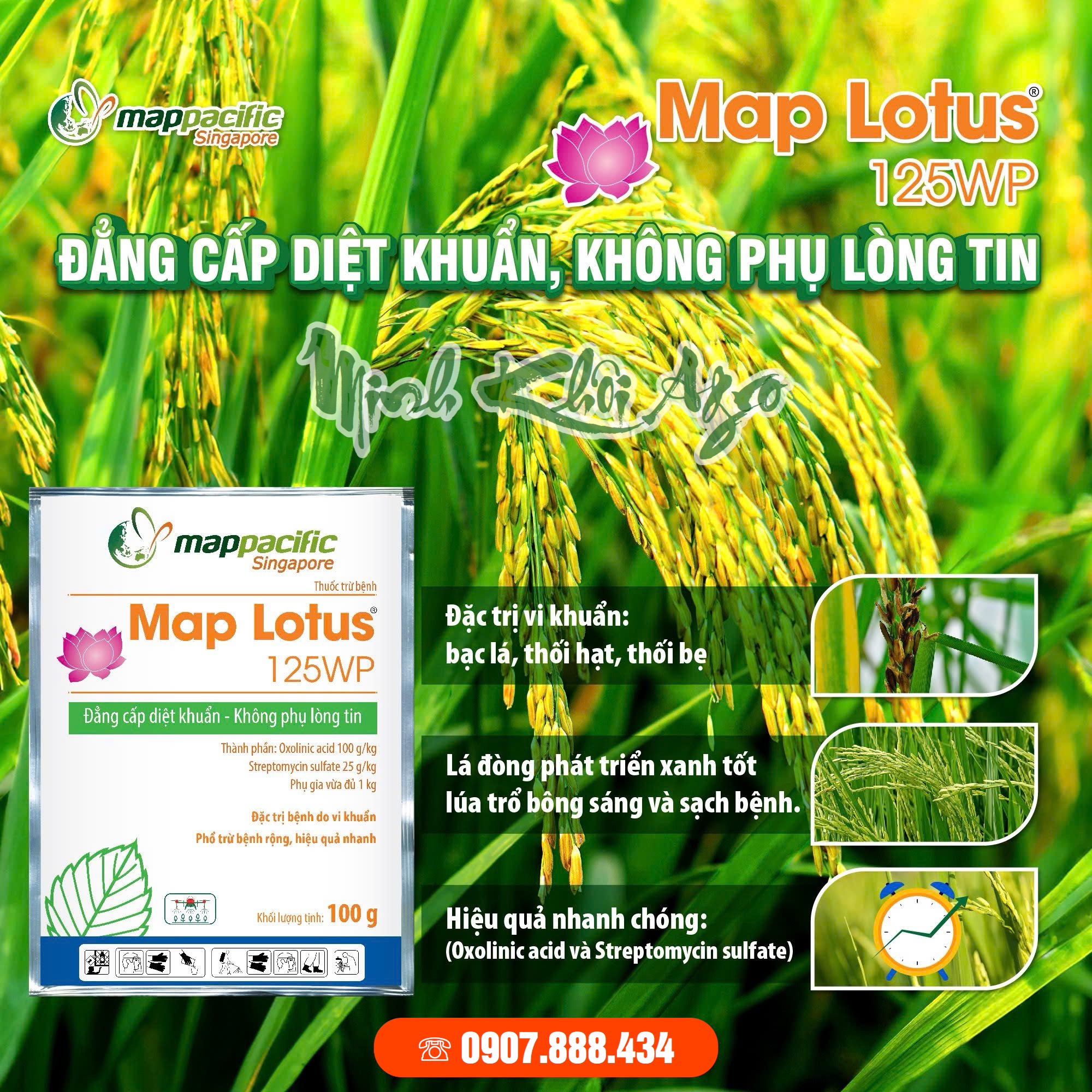Map Lotus 125WP - Gói 25g - Minh Khôi Agro