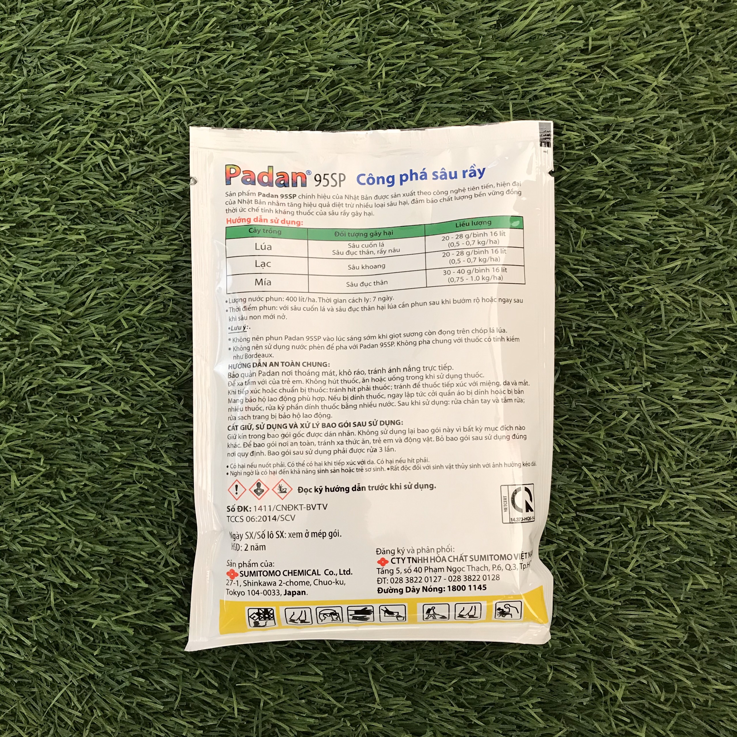 Thuốc trừ sâu Padan 95SP - Gói 100g - Minh Khôi Agro