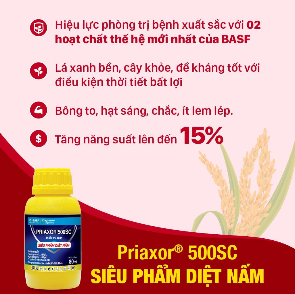 Thuốc trừ bệnh Priaxor 500SC - Minh Khôi Agro
