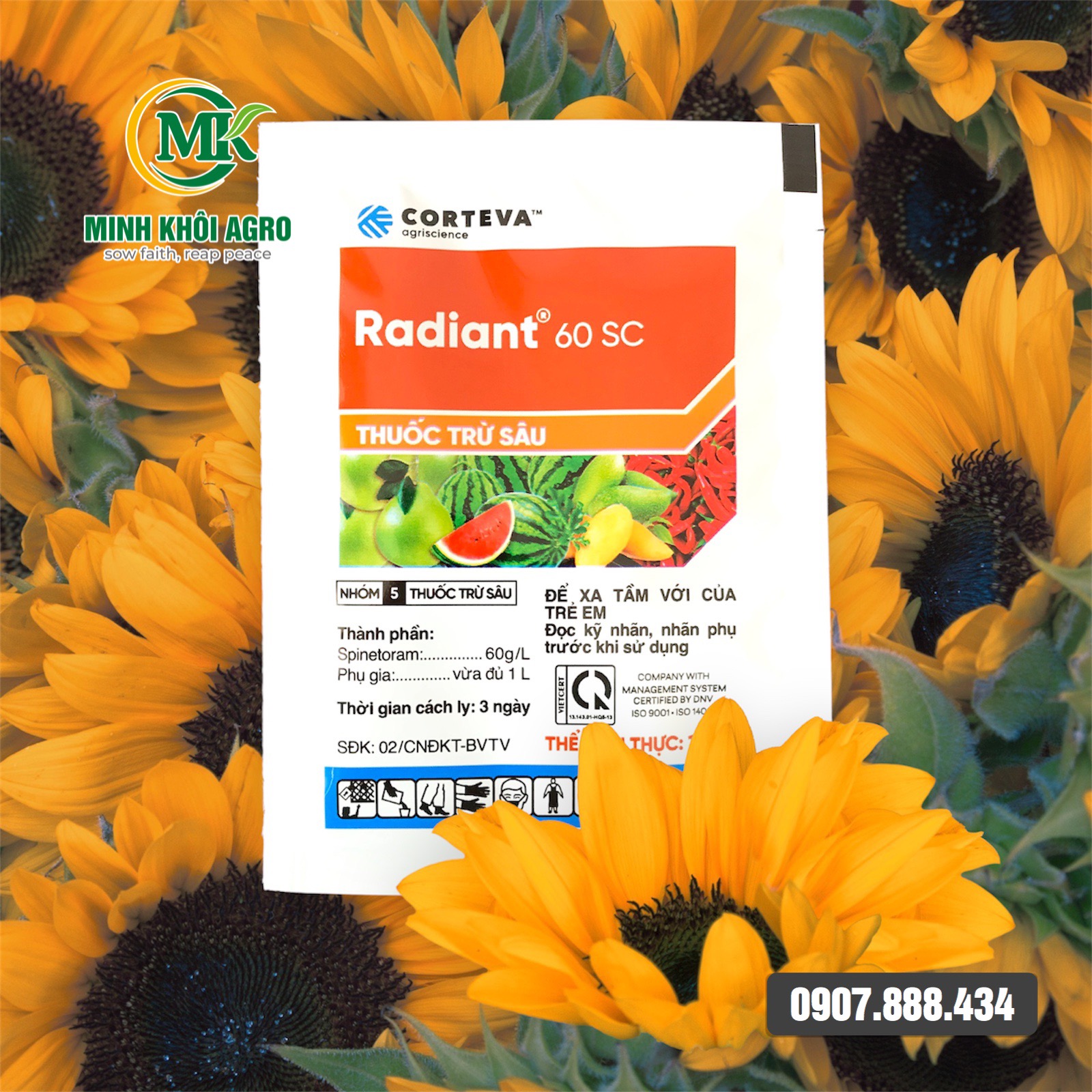 Radiant 60SC - Gói 15ml - Minh Khôi Agro