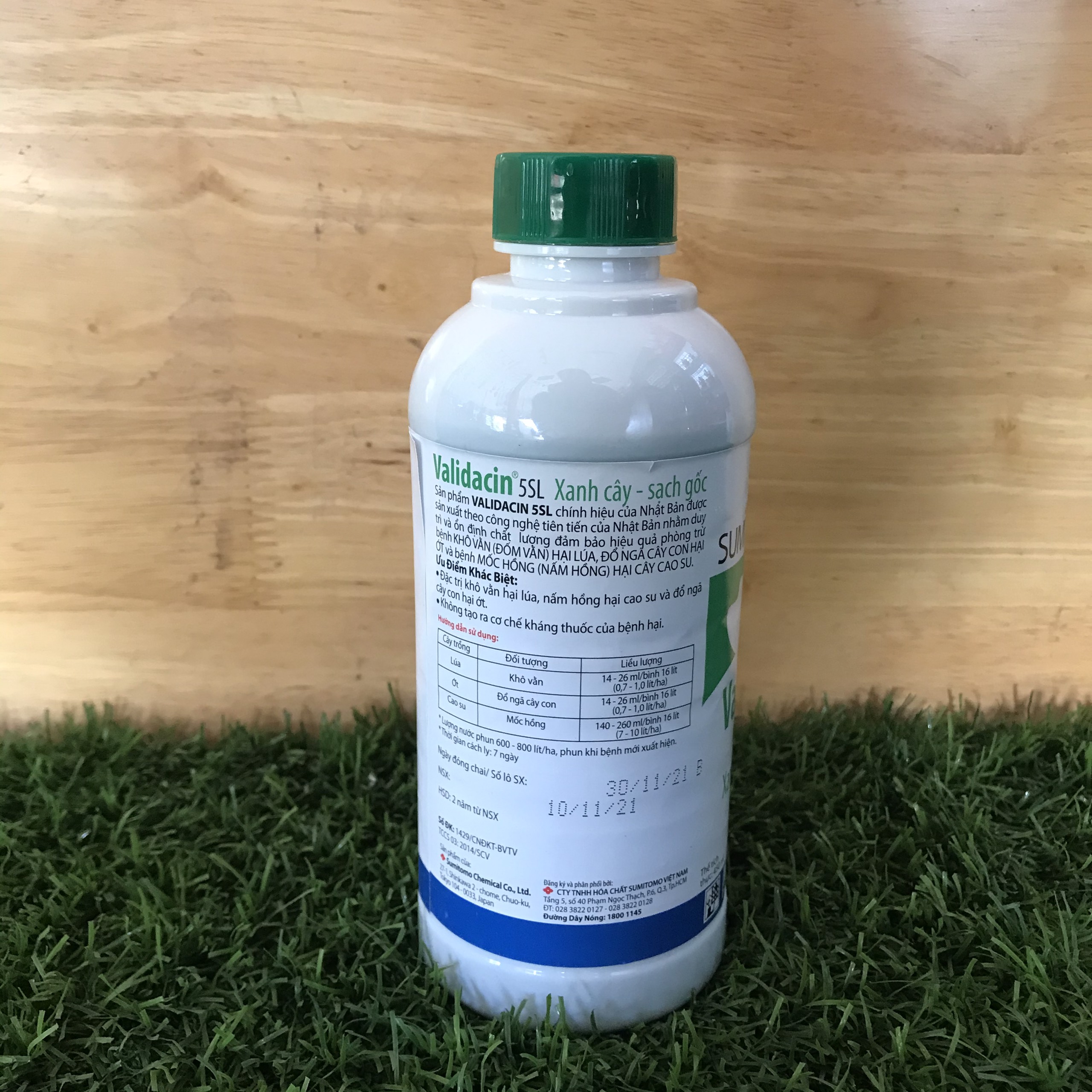 Thuốc trừ bệnh Validacin 5SL - Chai 450ml - Minh Khôi Agro