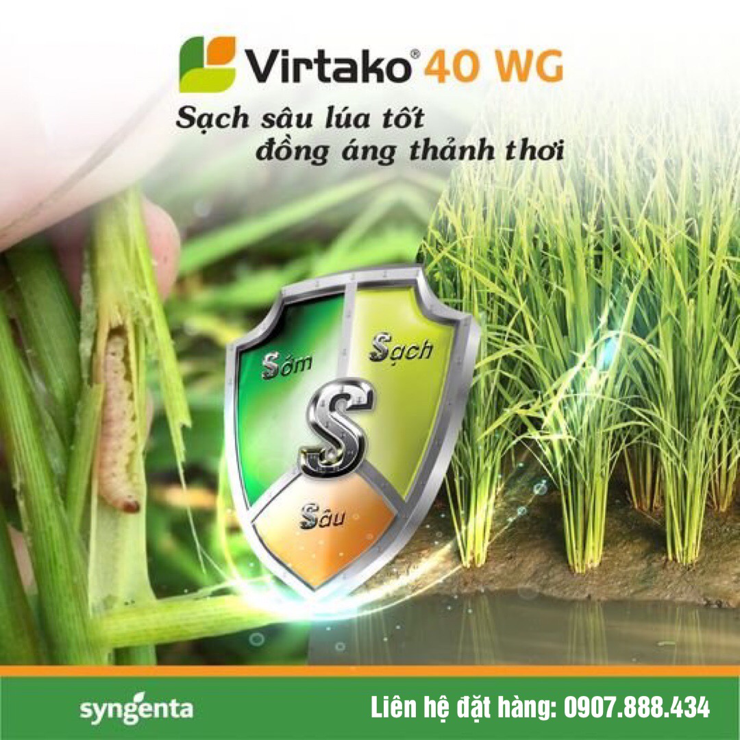 Thuốc trừ sâu Virtako 40WG - Gói 4,5g - Minh Khôi Agro