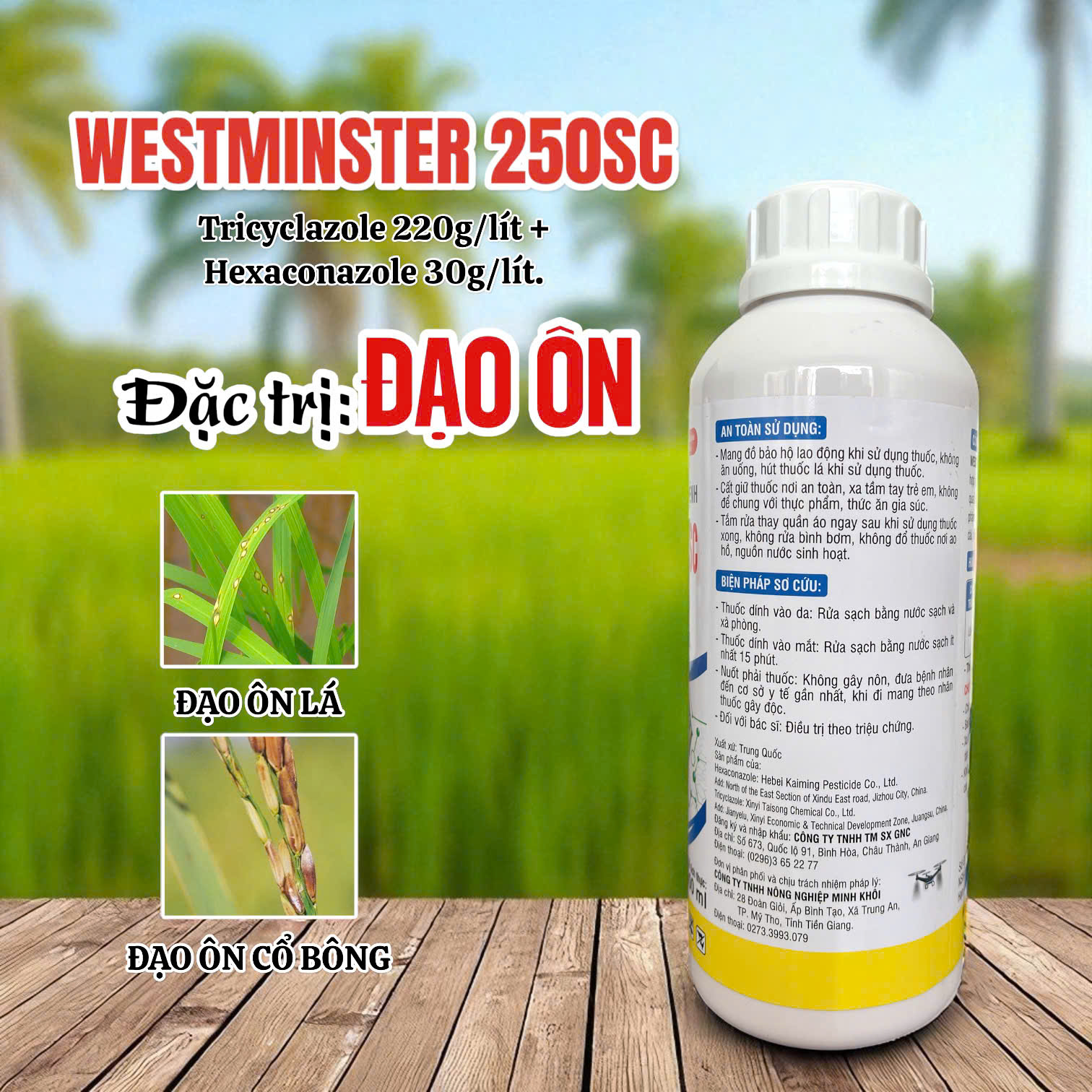 Westminster 250SC - Chai 900ml - Minh Khôi Agro